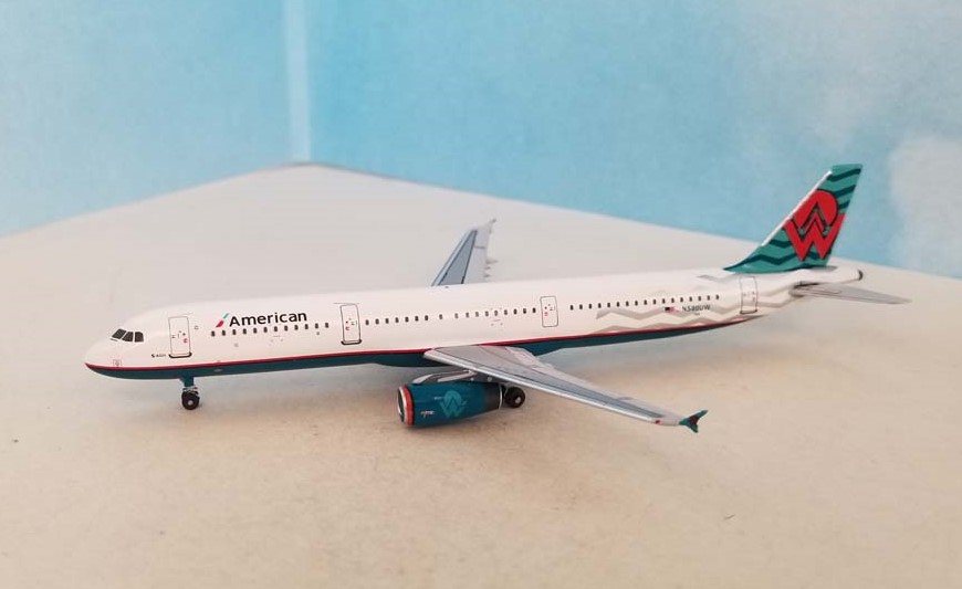 Aero Classics AC041673 Airbus A321 American Airlines retro/ Ameri
