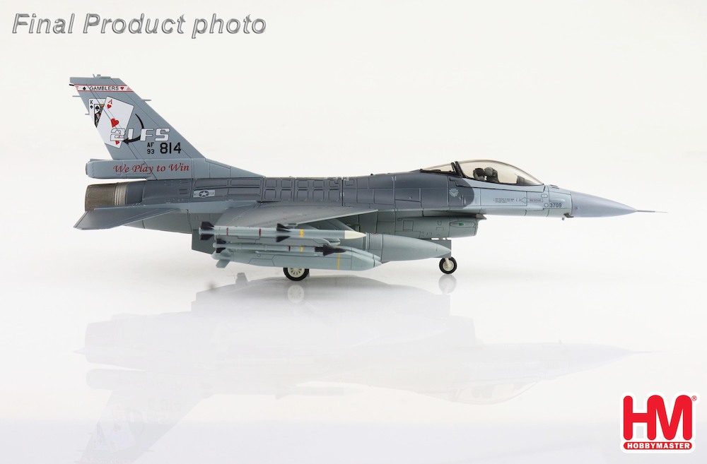 Hobbymaster HA38016 F16V Fighting Falcon AF 93-814, 21st FS, ROCA