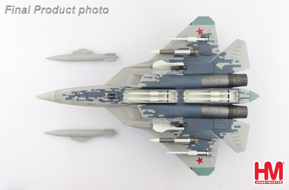 Hobbymaster HA6808 Sukhoi SU57 Stealth Fighter Russian Air Force,