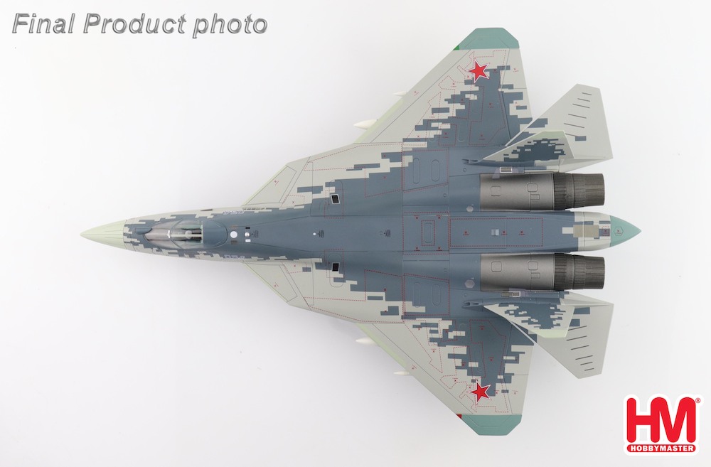 Hobbymaster HA6808 Sukhoi SU57 Stealth Fighter Russian Air Force,