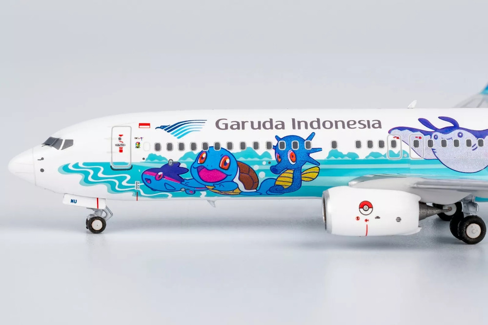NG Models 58229 Boeing 737-800 Garuda Indonesia Pikachu Jet GA #1