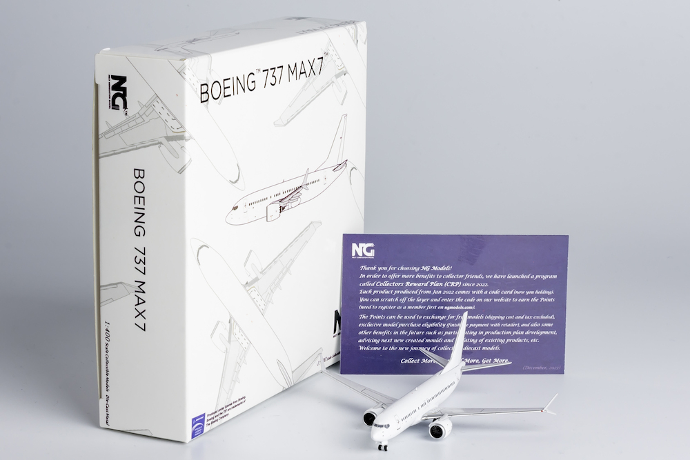 NG Models 87000 Boeing 737 MAX 7 Blank | AviationMegastore.com