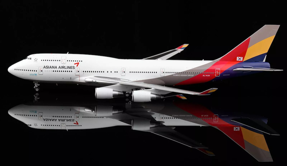 SQ Wings L2003 Boeing 747-400 Asiana Airlines HL7428 Last Asiana